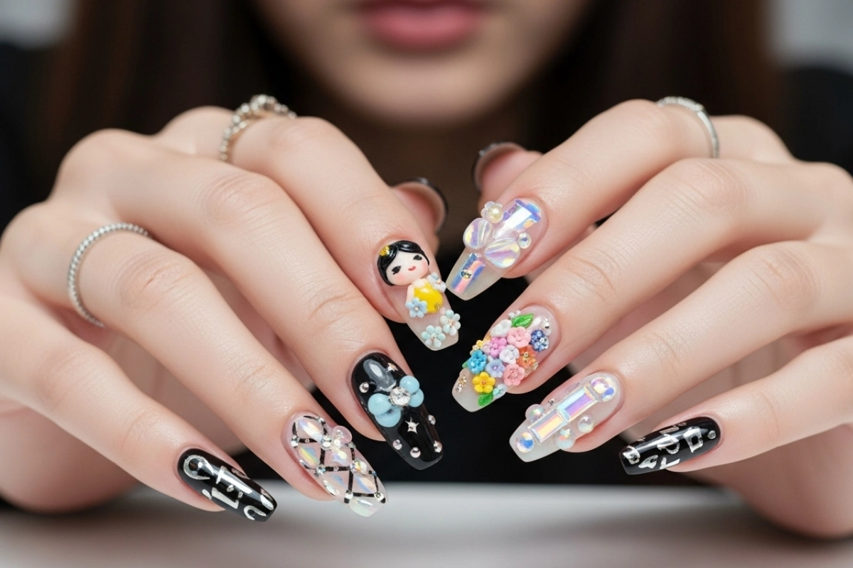 Get Inspired by 17 Viral 3D Nail Designs Trends